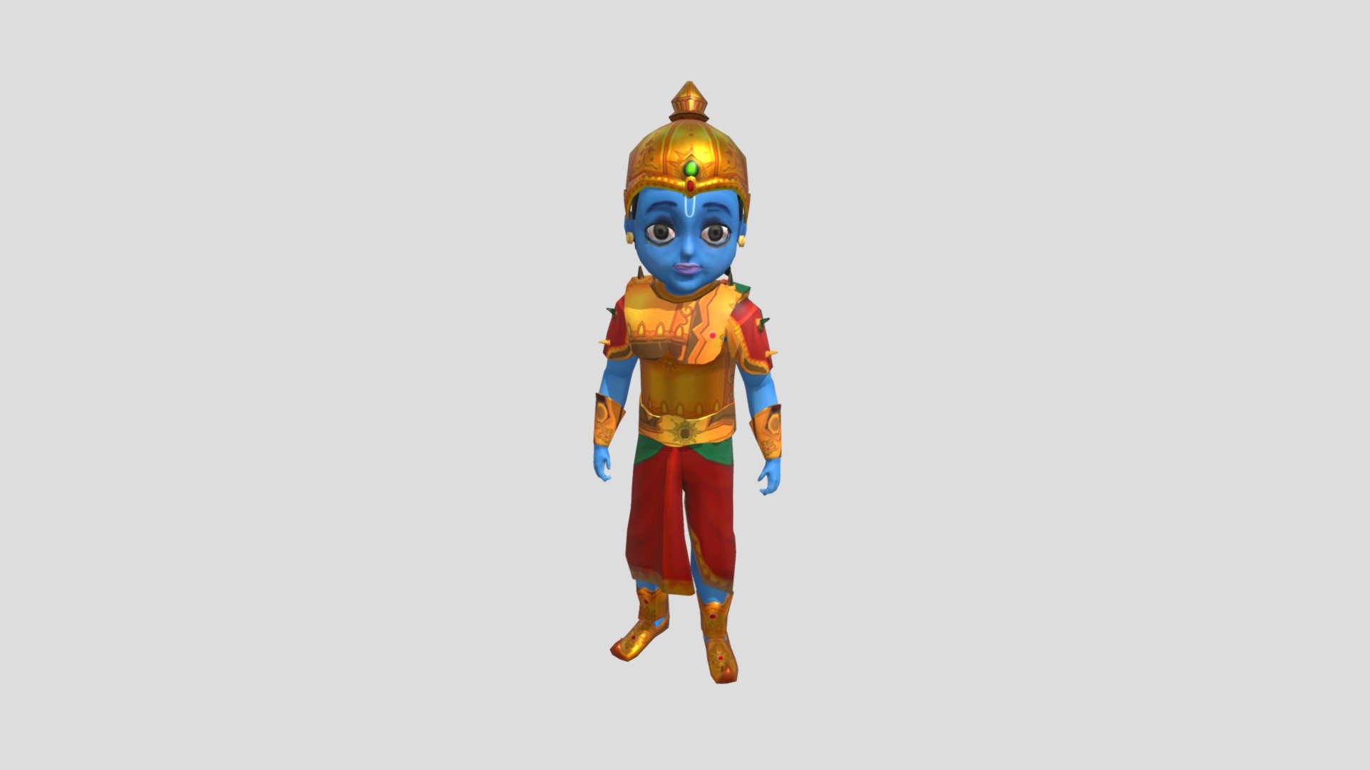 krishna - Download Free 3D model by sinner.chd [dd47563] - Sketchfab