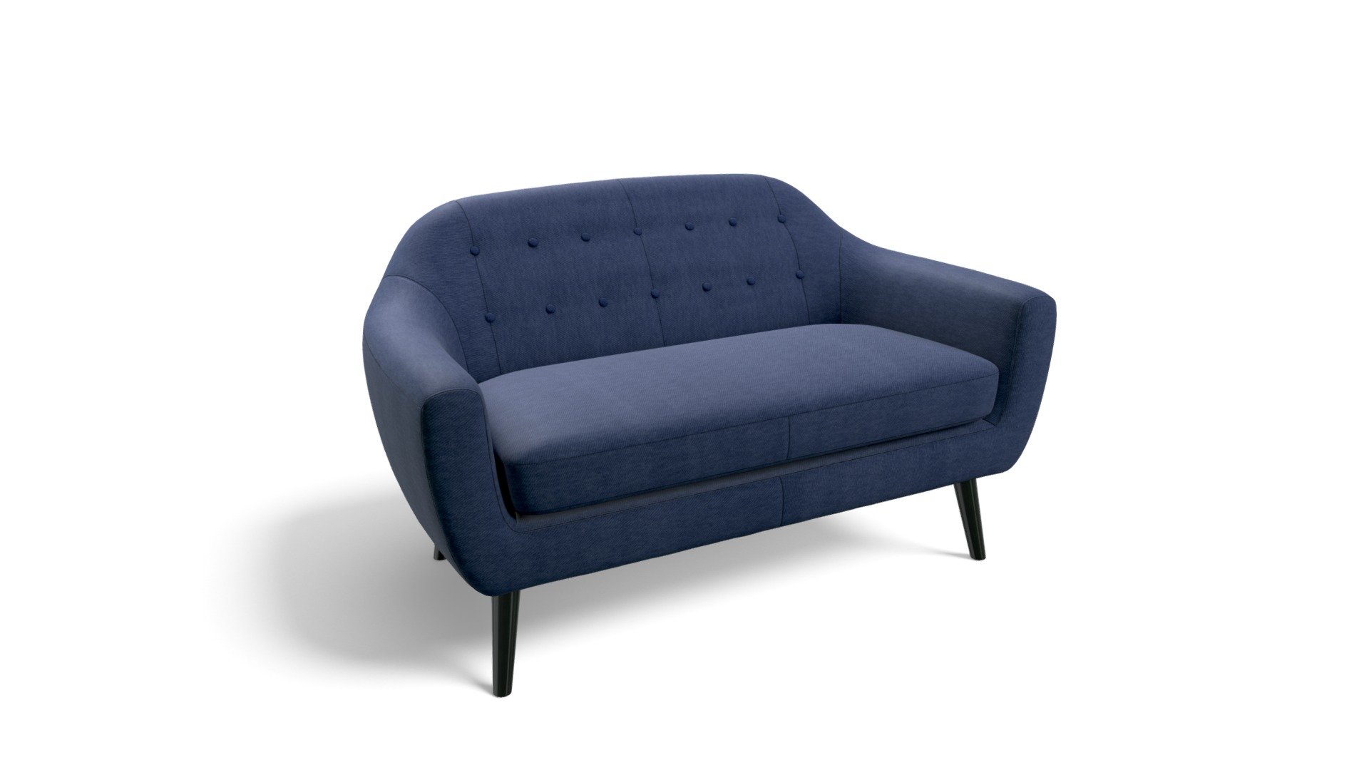 Ritchie 2 Seater Sofa, Scuba Blue - Download Free 3D model by MADE.COM ...