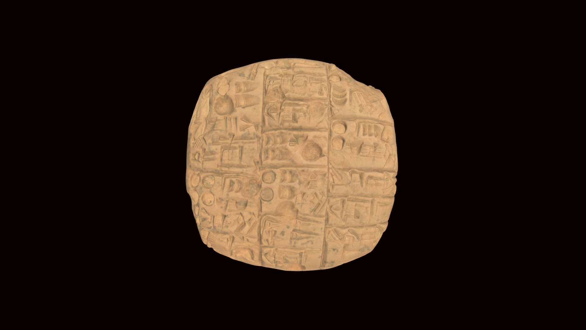 Cuneiform Tablet HMANE1904.7.9 - 3D model by Harvard Museum of the ...