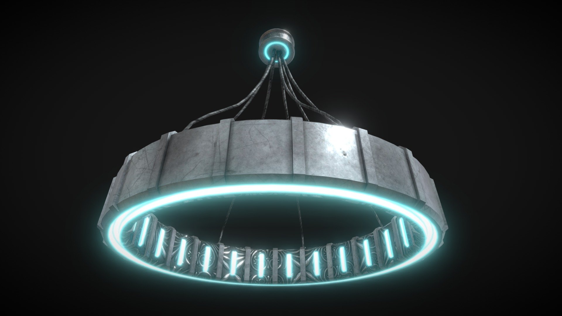 Gothic Sci-Fi Lamp - Buy Royalty Free 3D model by Miguel Torres ...