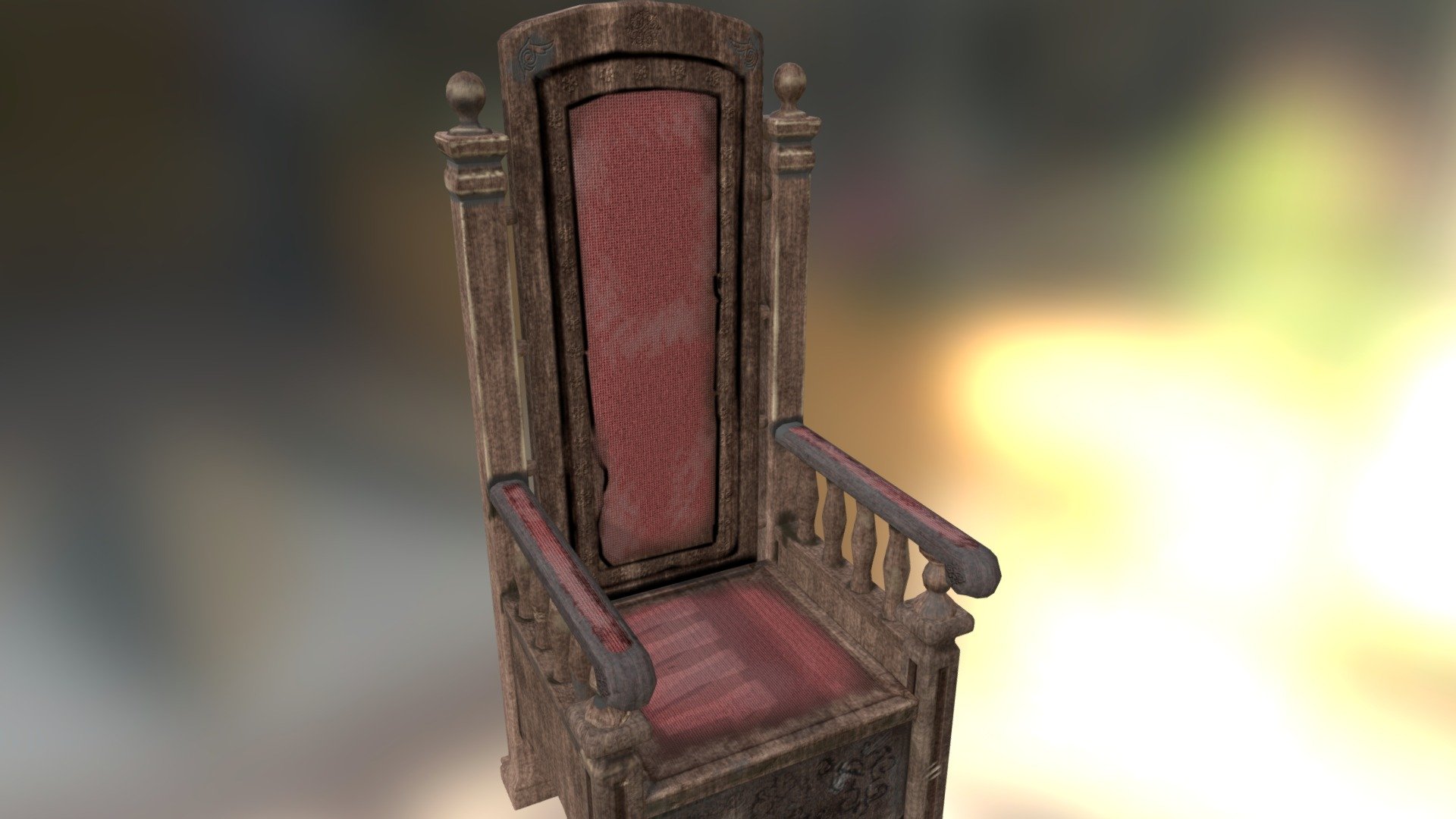 Throne - 3D model by mykola.han [dd49a93] - Sketchfab