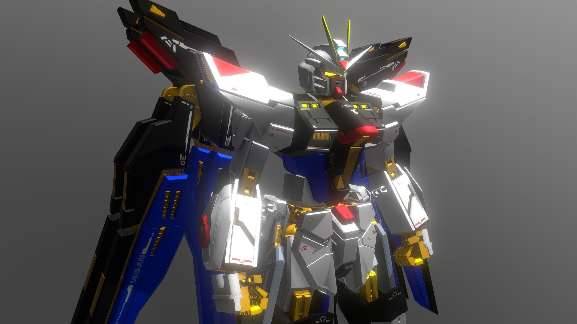 ZGMF-X20A Strike Freedom Gundam - 3D model by vuikian2001 [dd4b007 ...