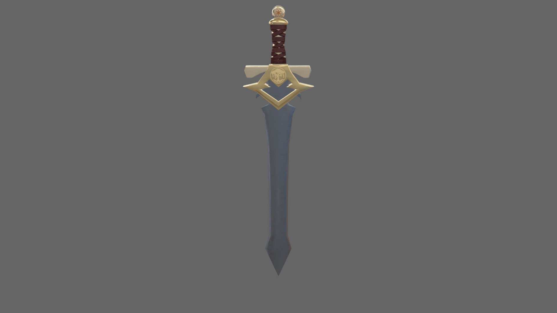 Sandy's Sword (Wide Blade) - 3D model by Lindsay Levendakes ...