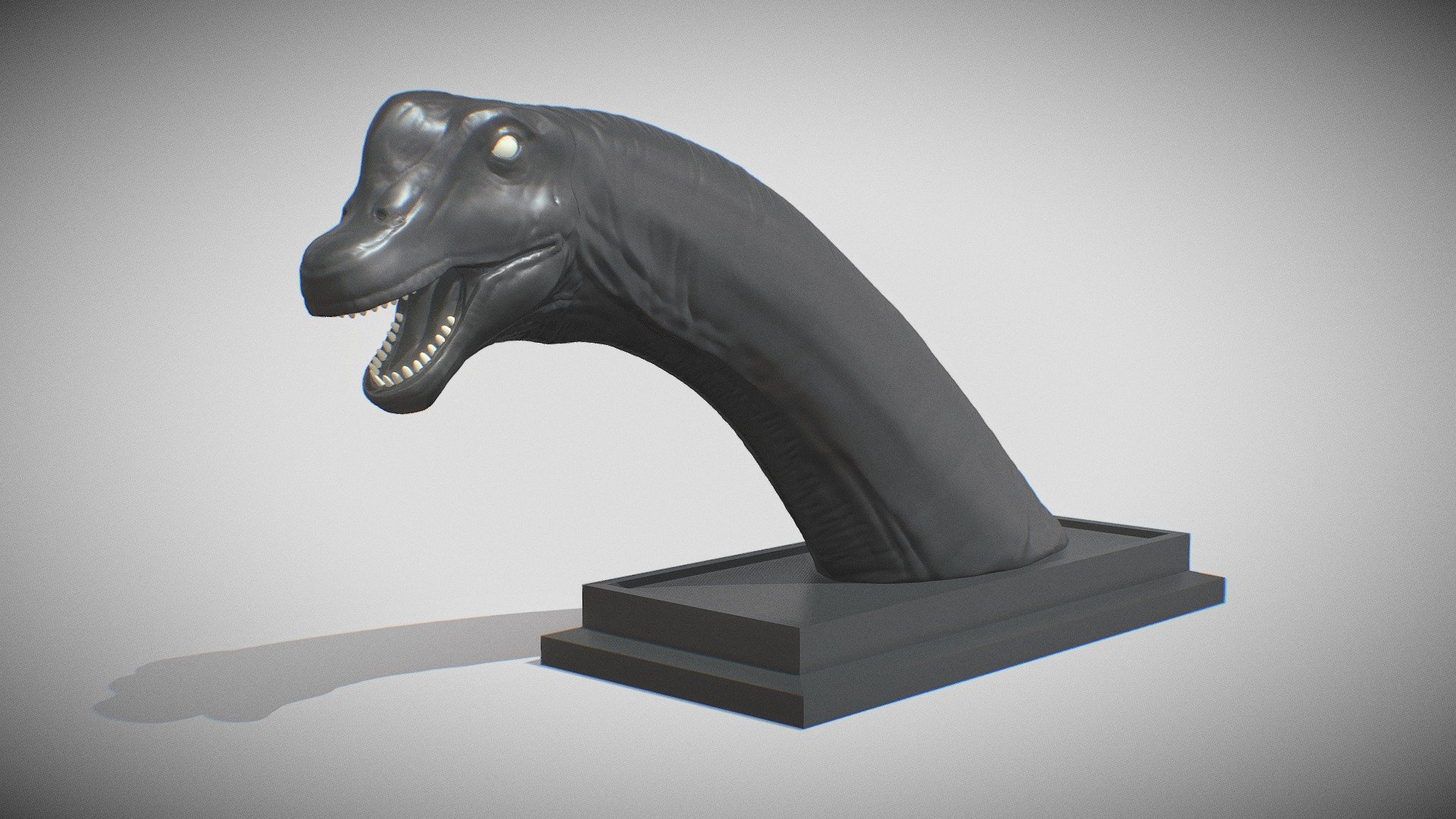 Brachiosaurus head sculpt - 3D model by Ace-Paleontologist ...