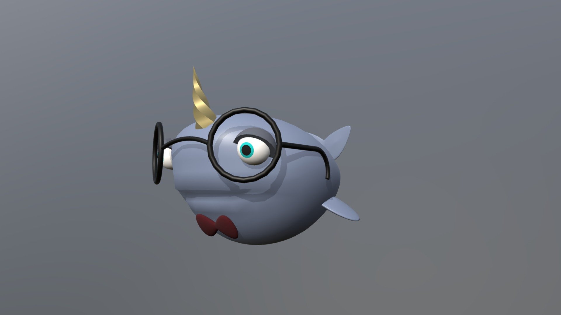 Bloop the Narwhal - Download Free 3D model by oolin [dd50c26] - Sketchfab