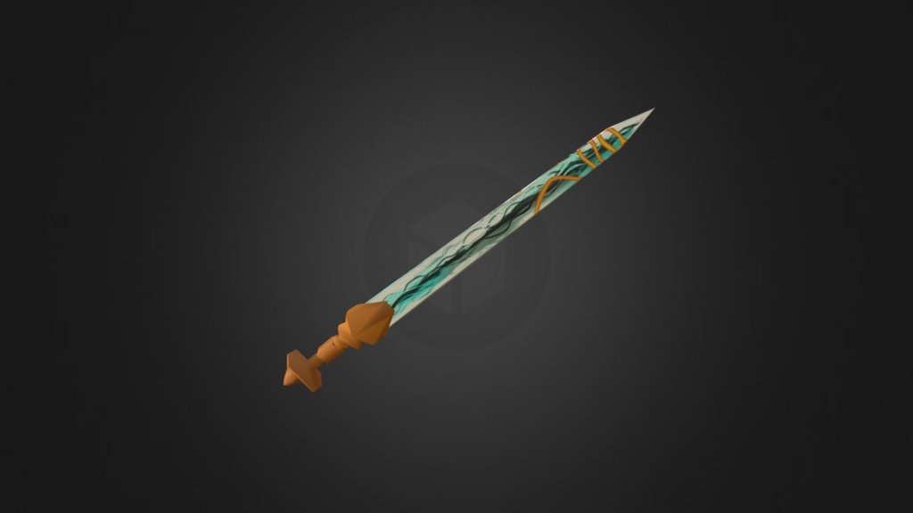 Low Res Sword - 3D model by skratsu [dd50fd6] - Sketchfab