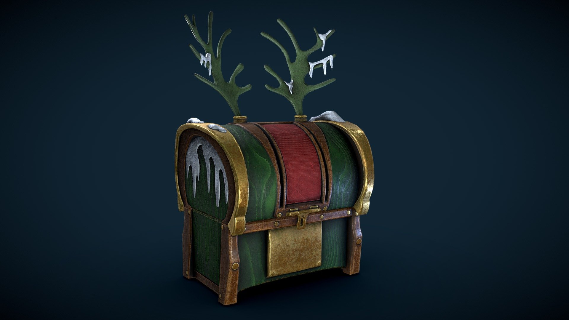 Christmas Chest - 3D model by Shedmon [dd51807] - Sketchfab