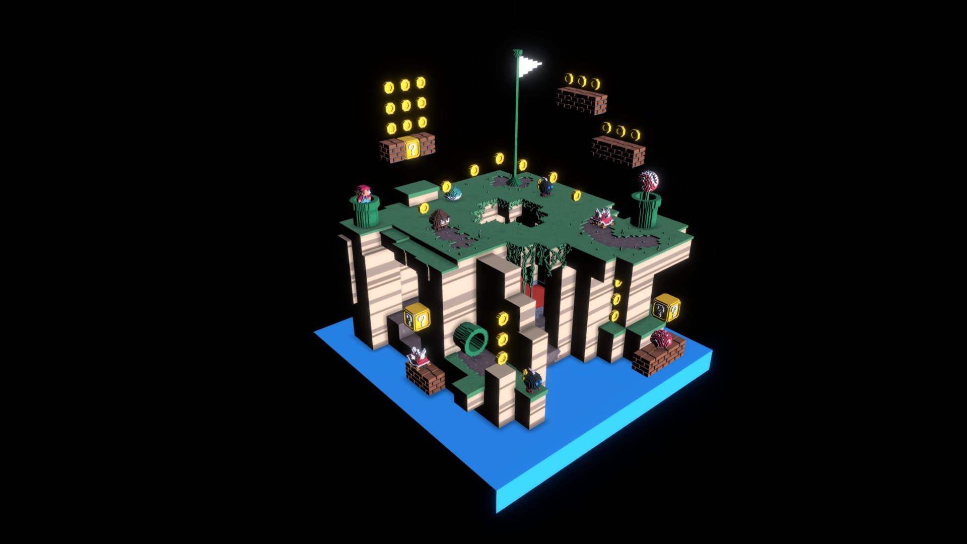 Final Mario 256 256 256 - 3D model by S21874 [dd524dc] - Sketchfab