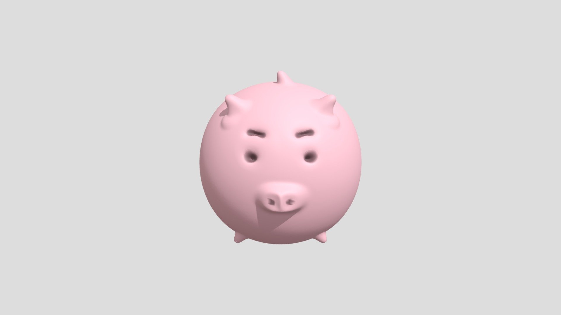 piggy - 3D model by cesaralonsovillar [dd53be9] - Sketchfab