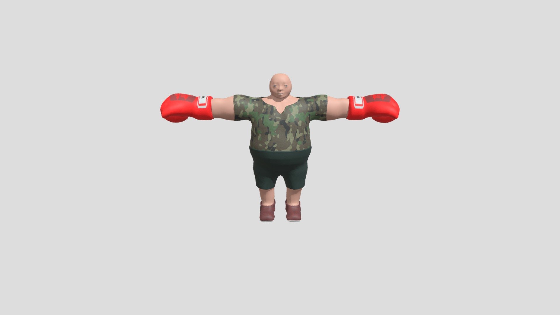 Boxer with texture - 3D model by wongyz [dd54131] - Sketchfab