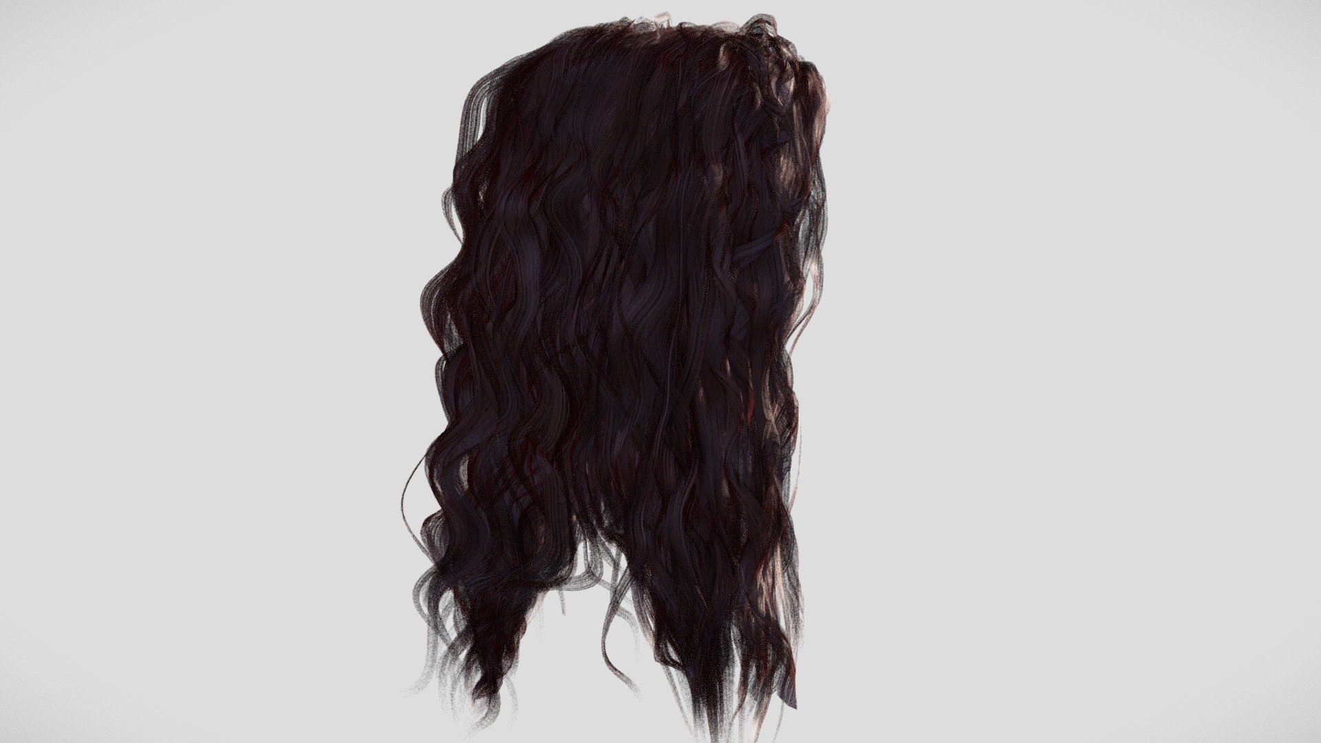 Hair Female - 025 - Buy Royalty Free 3D model by Scanlab Photogrammetry ...