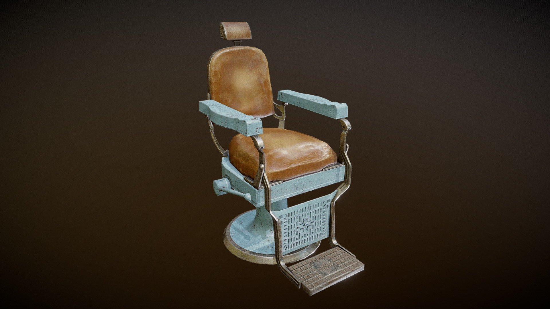 Barber Chair - 3D model by xsafo [dd55577] - Sketchfab
