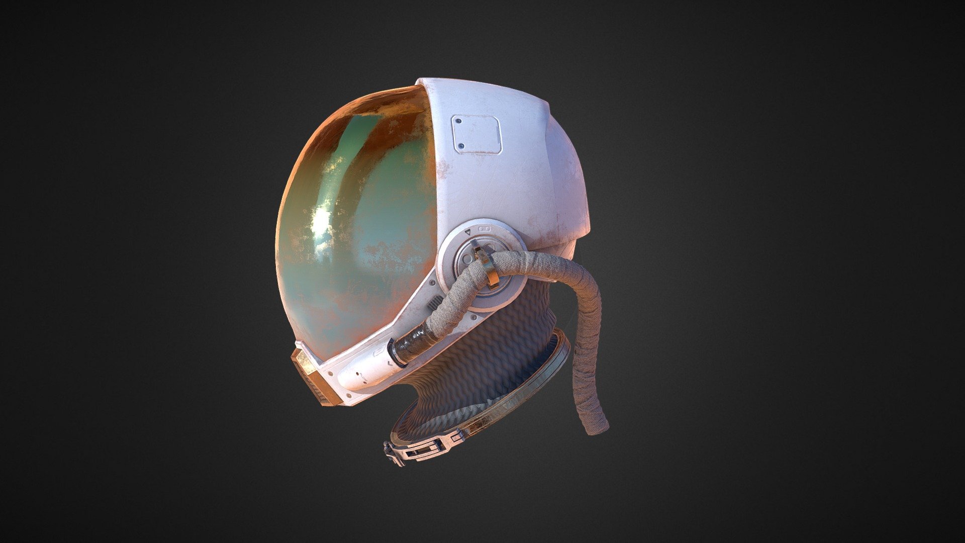 Mars Helmet - 3D model by Alex (@alexokon) [dd5578c] - Sketchfab