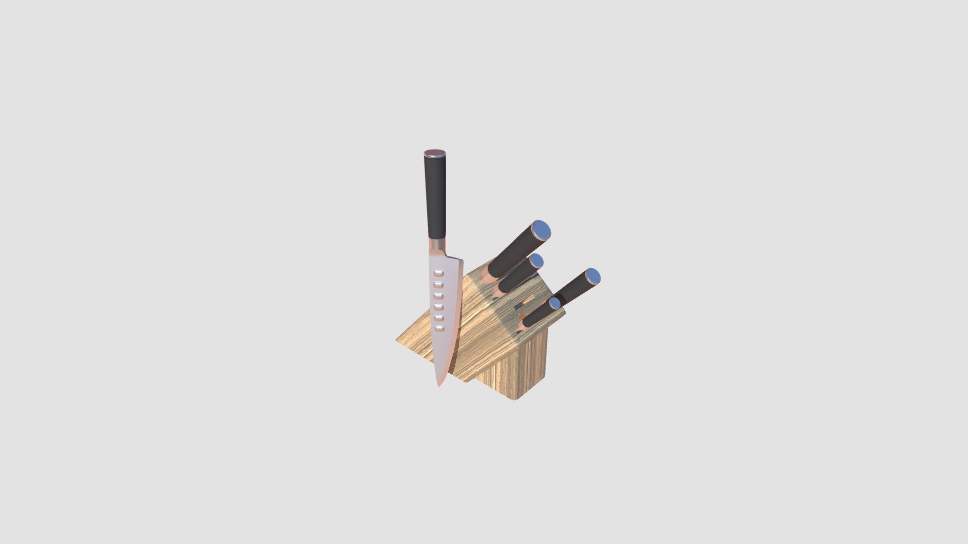 knife rack - Buy Royalty Free 3D model by Evermotion [dd56ad1 ...