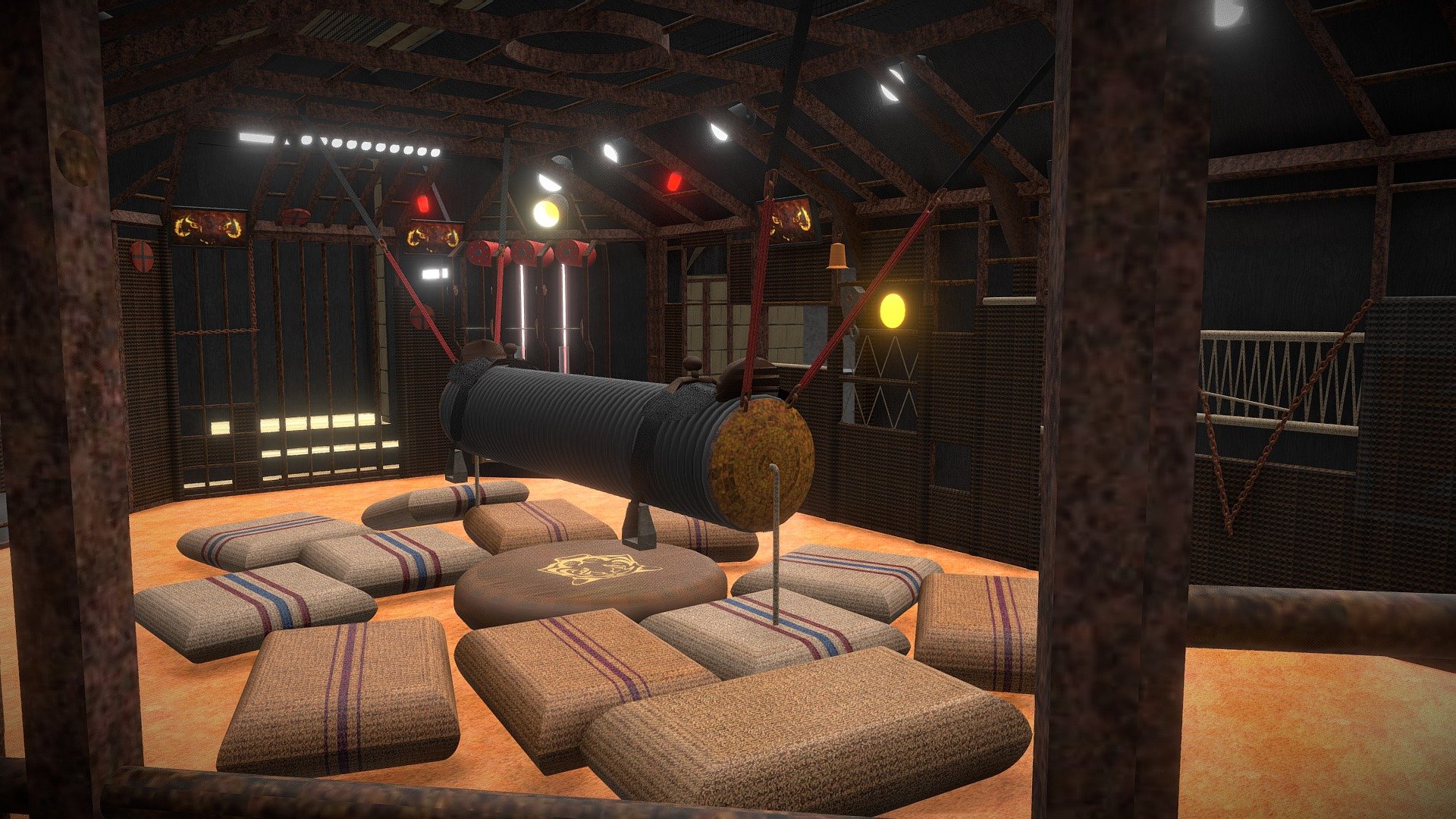 [La Cage] Défi du Rodéo - 3D model by FortBoyard.tv (@Fort-Boyard.fr ...