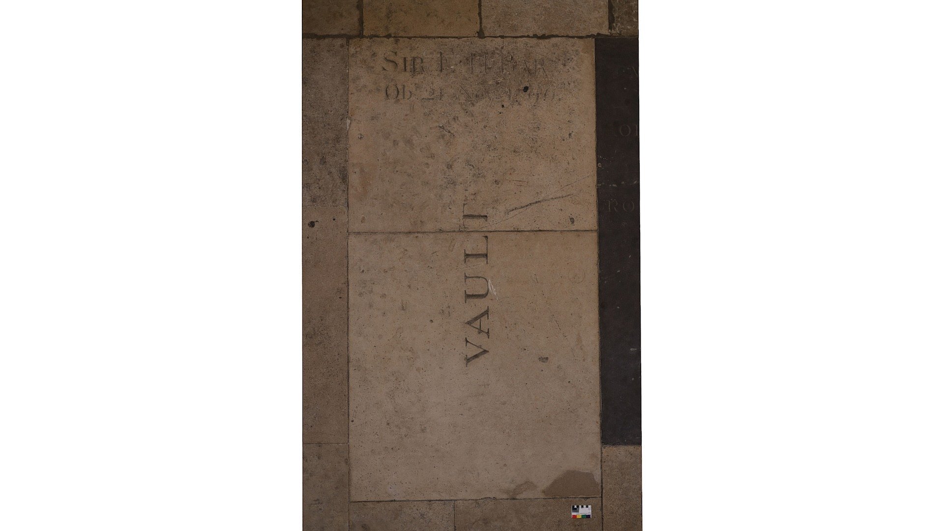 Sir Bart. ledger - 3D model by Rochester Cathedral (@rochestercathedral ...