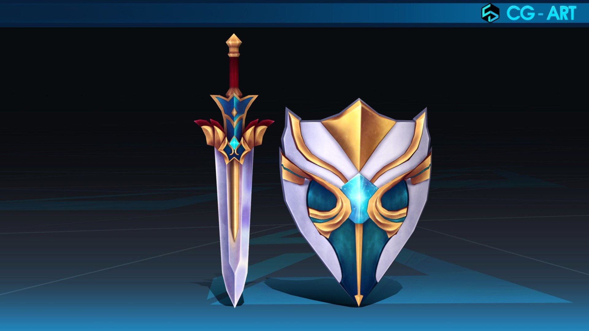 Weapons of Chibi - 3D model by cgart.com (@goart) [dd5b40b] - Sketchfab