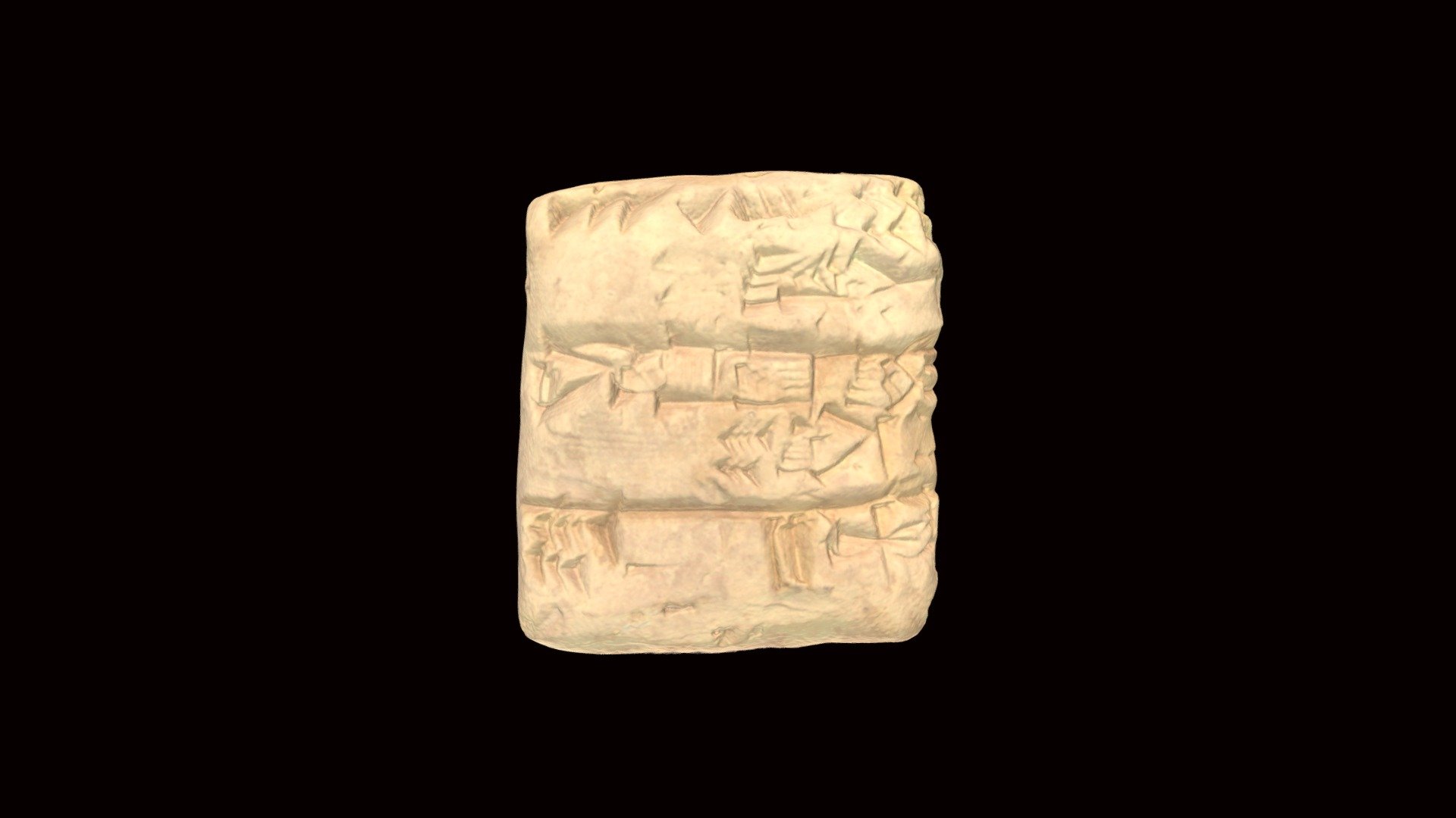 Cuneiform Tablet HMANE1899.2.428 - 3D model by Harvard Museum of the ...