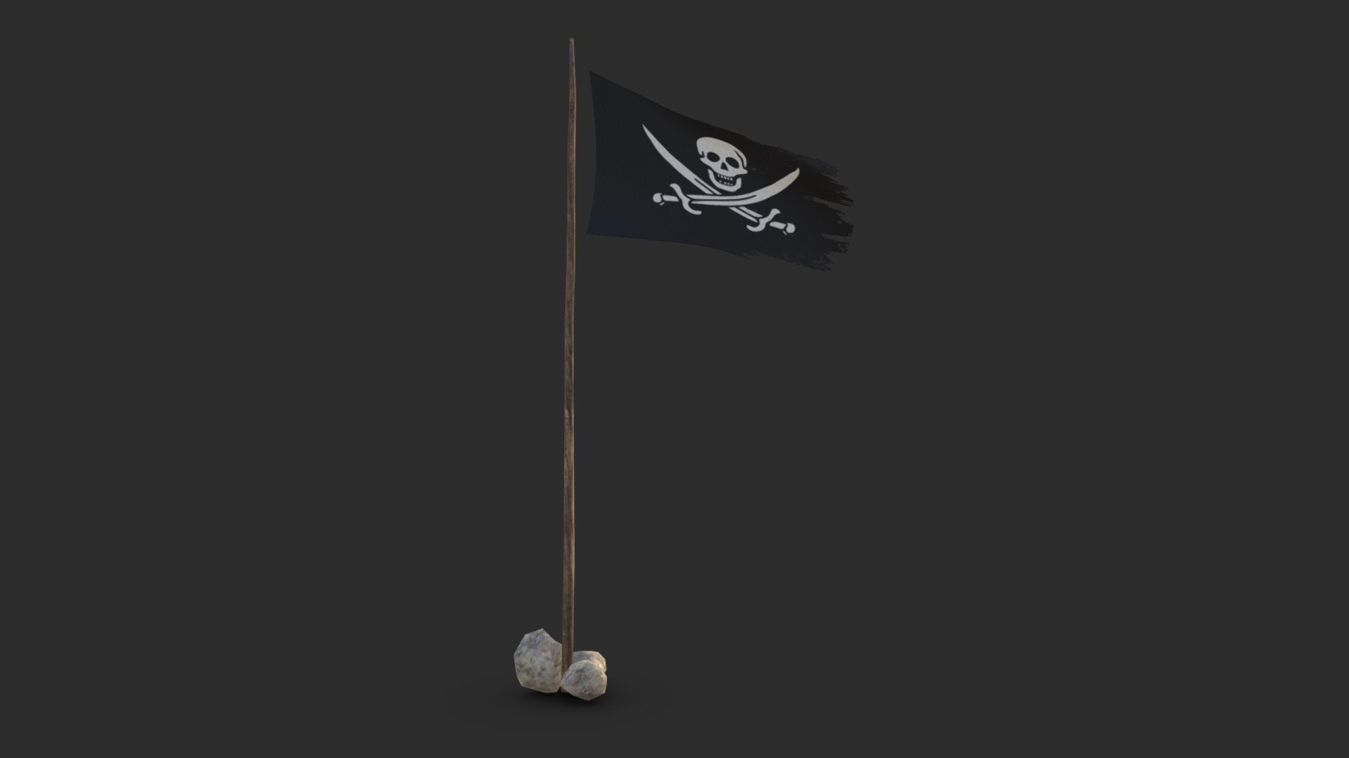 Floating Pirate Flag - Download Free 3D model by KangaroOz 3D ...
