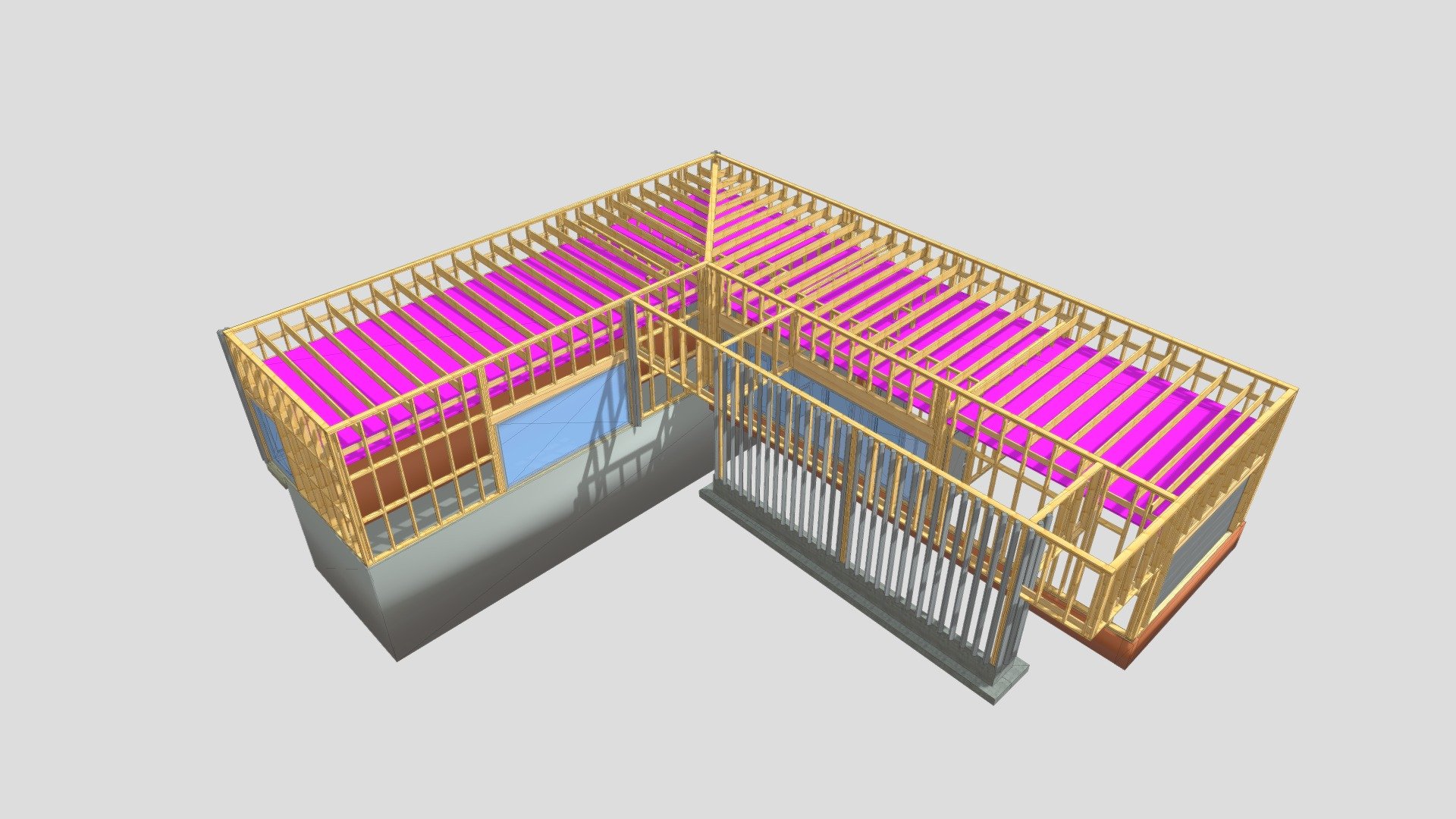 Stamper 5 3d Timberframe + Cladding - Download Free 3D model by NNE ...