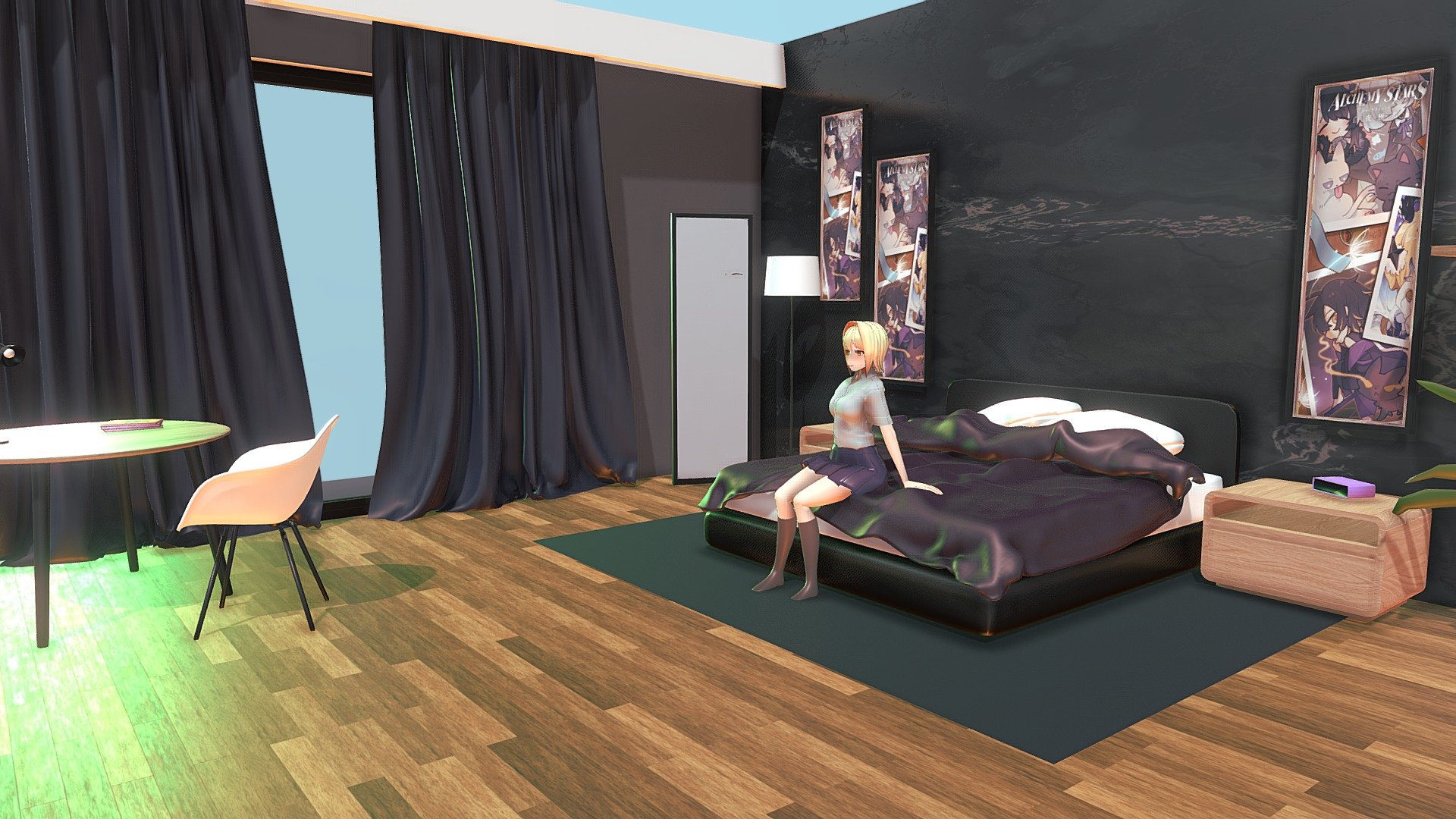Bedroom - 3D model by stenix87 [dd6015c] - Sketchfab