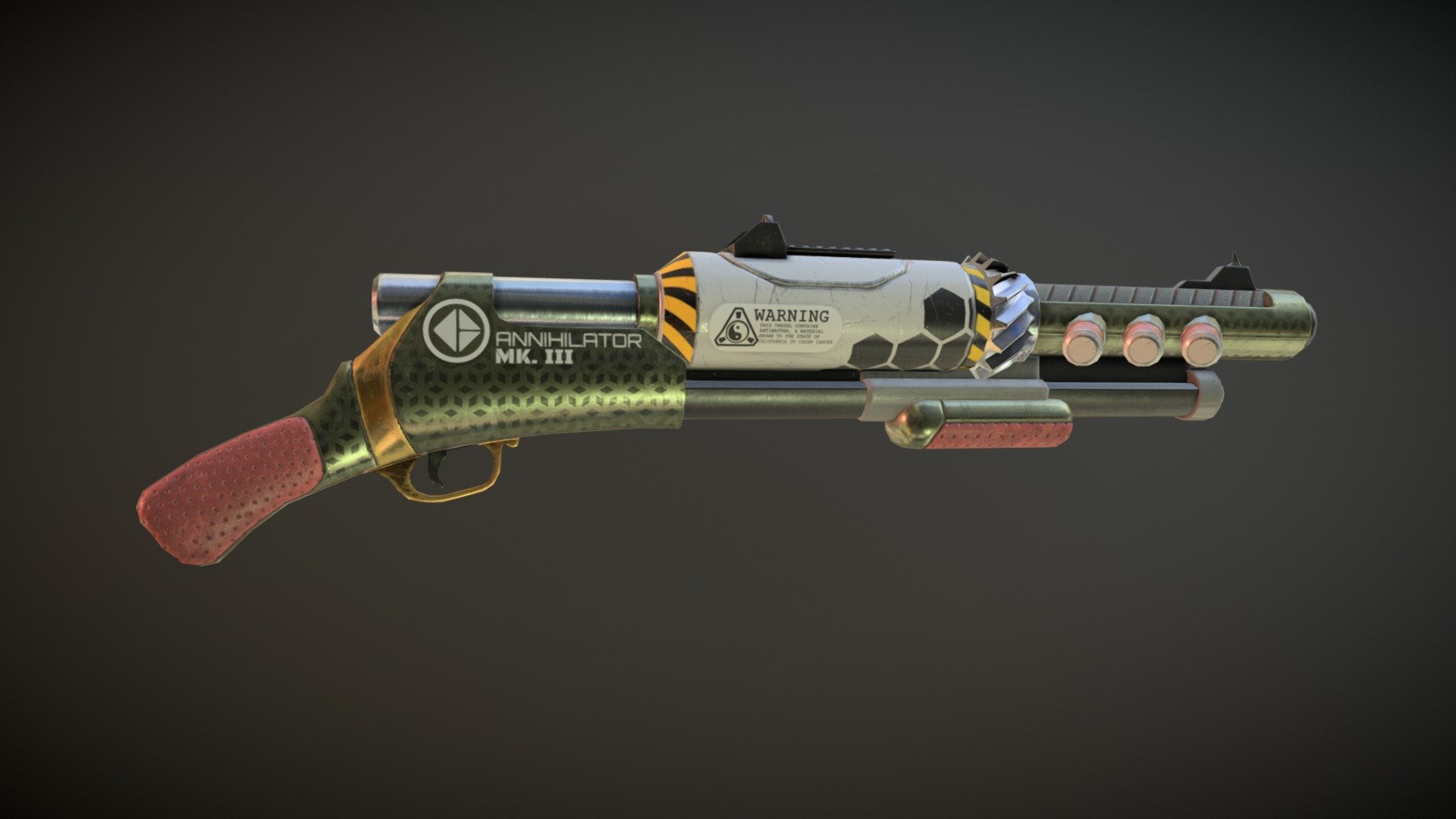 Annihilator Shotgun - MK. III - 3D model by zulubo [dd6030f] - Sketchfab