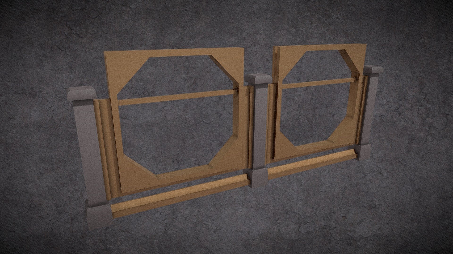 Octagon Window Wall WIP - By Velivian Fesothe - 3D model by Velivian ...