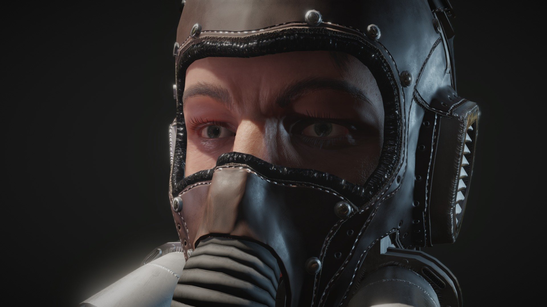 Pilot helmet - 3D model by kysylychak [dd61b3d] - Sketchfab