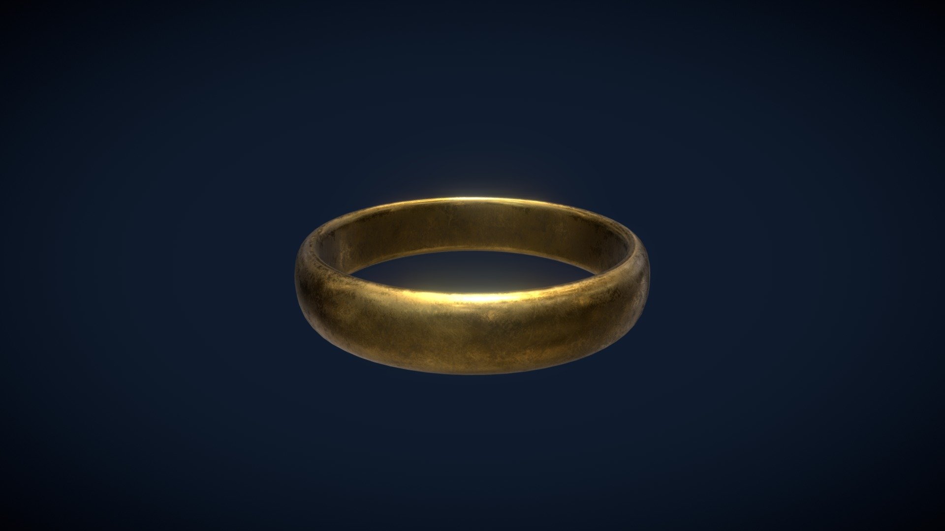 Old Golden Ring - Low Poly PBR Model - 3D model by EverettJ [dd63fd4 ...