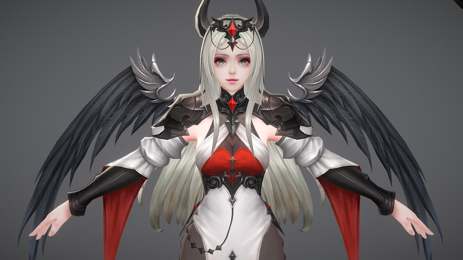 Dragon sky Goddesss_01 - 3D model by neogools [dd6750a] - Sketchfab