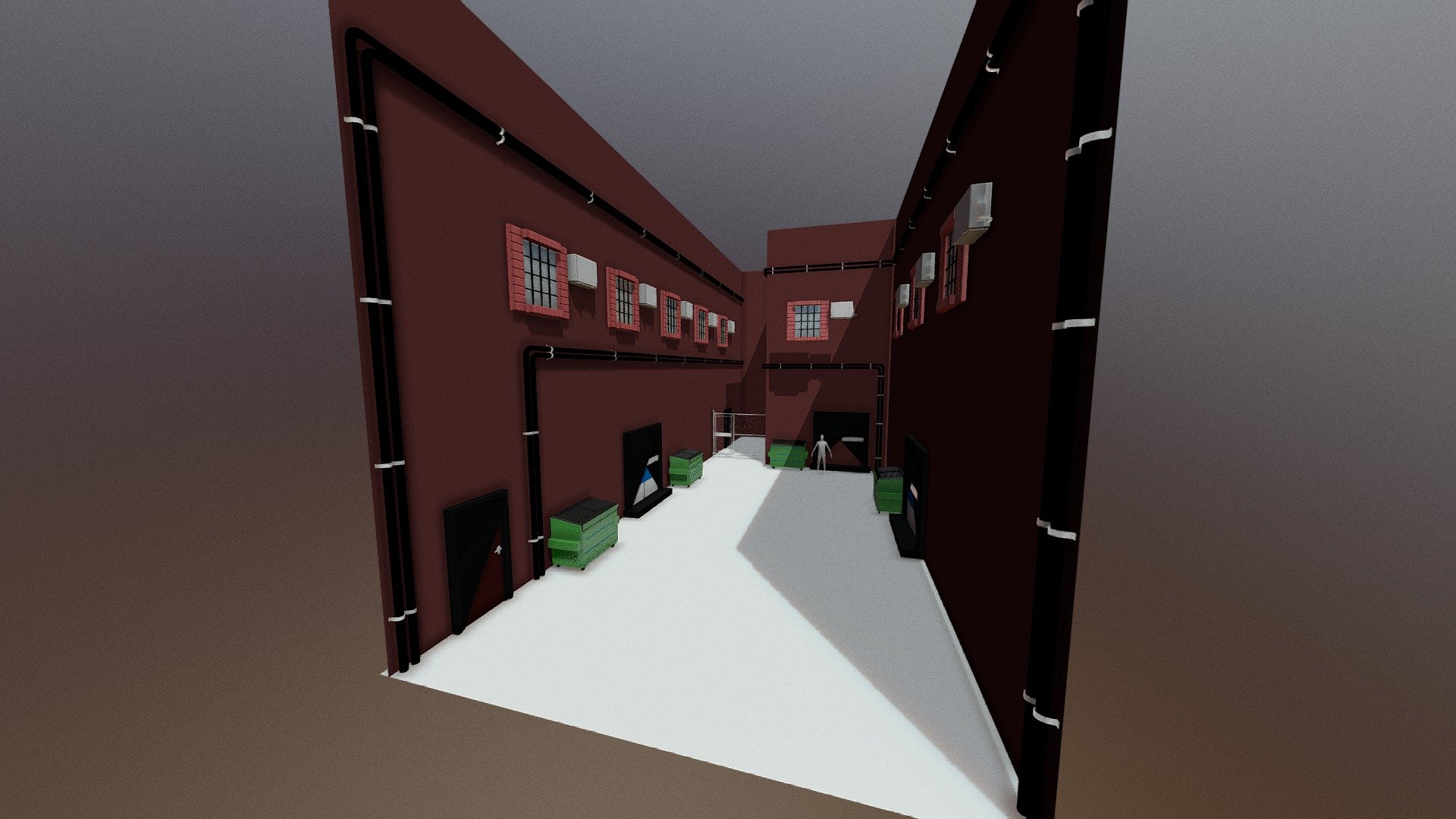 Environment alley 0010 - 3D model by UzairA [dd68190] - Sketchfab