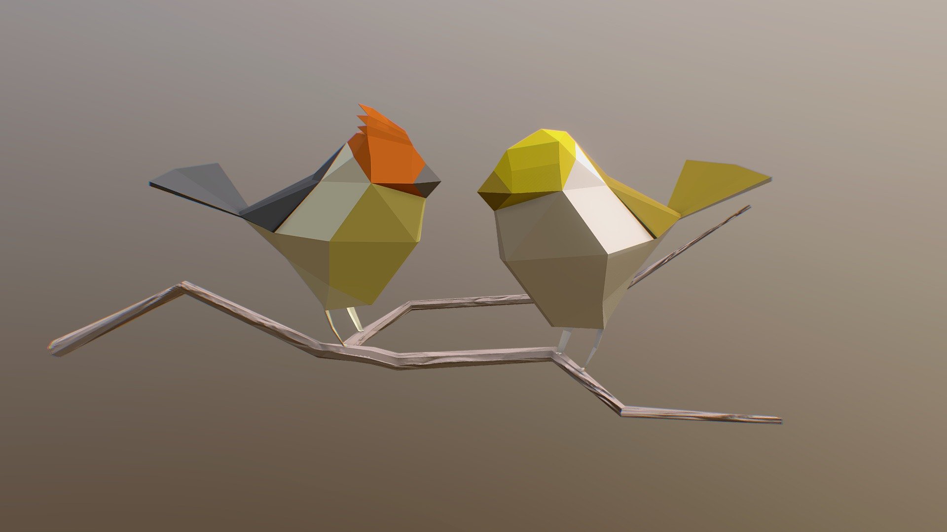 Lowpoly Birds - 3D model by Minimal Stuff / alvarezgrafica ...