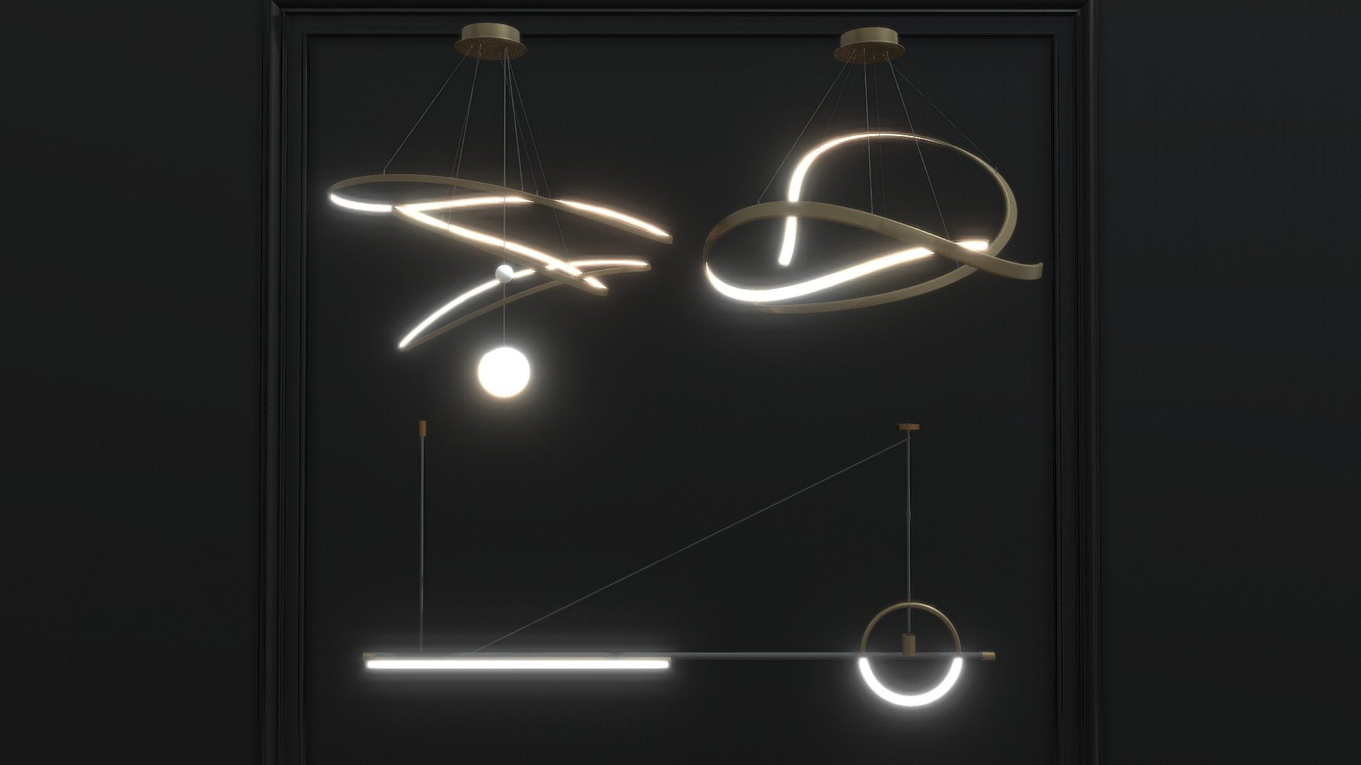 Household Lighting 3 - 3D model by kawa No1 (@jingduqing) [dd6a2b5 ...