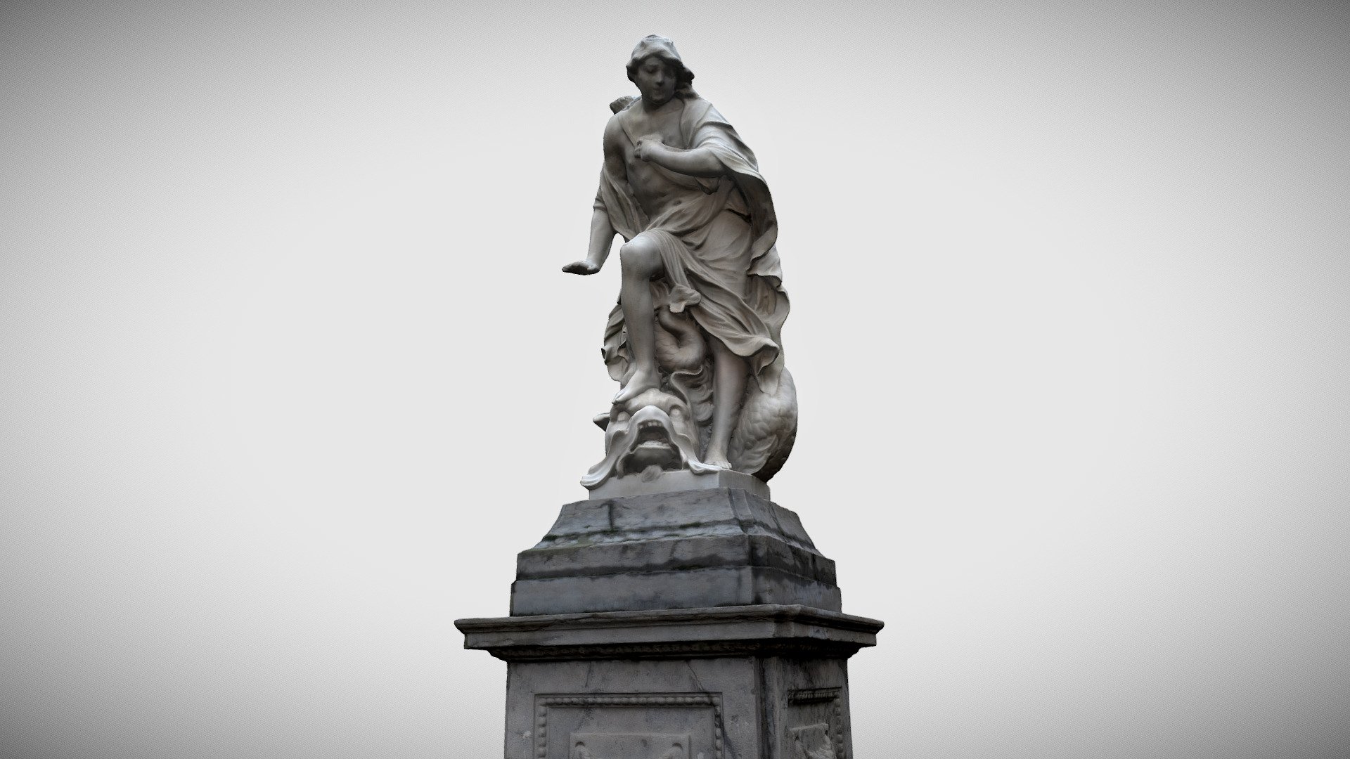 Goddess Artemis and The Fish - Buy Royalty Free 3D model by Geoffrey ...