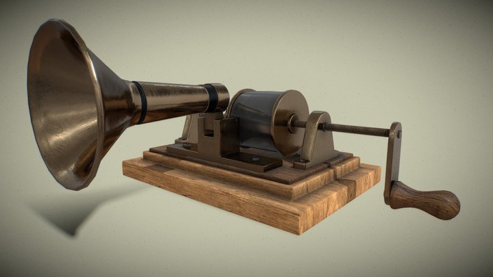 Phonograph 3D models - Sketchfab