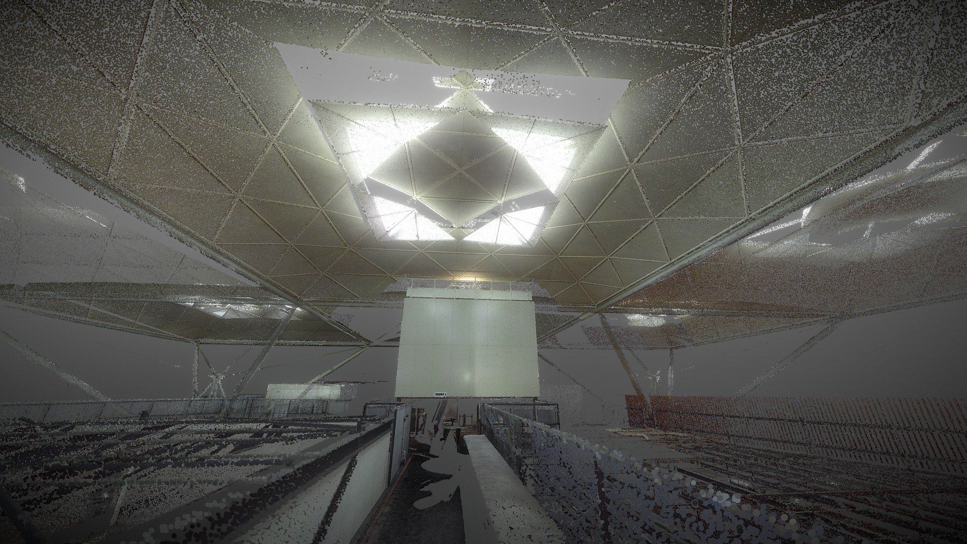 Stansted Airport - Roof Laser Scanning - 3D model by Scansite ...