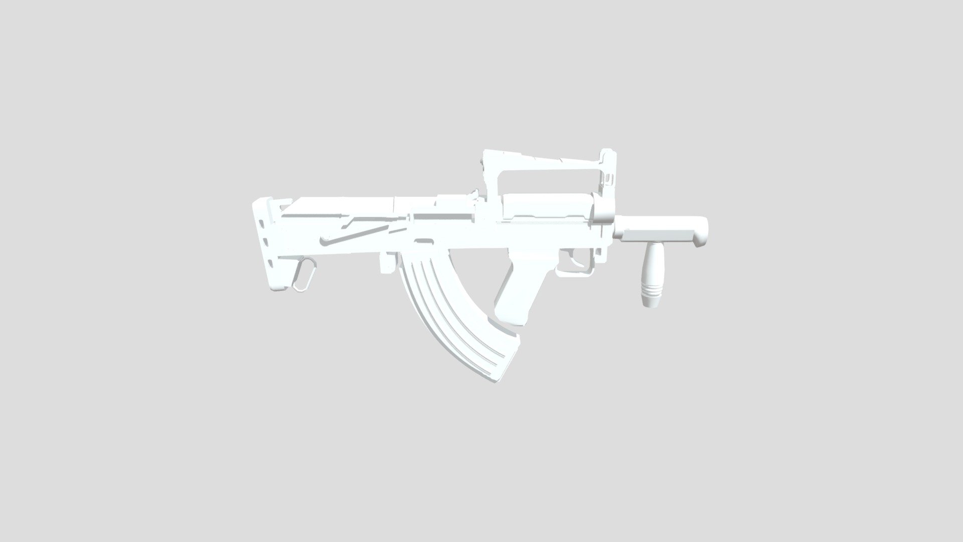 Groza Assault Rifle - Download Free 3D model by ramboshi [dd6e8cf ...