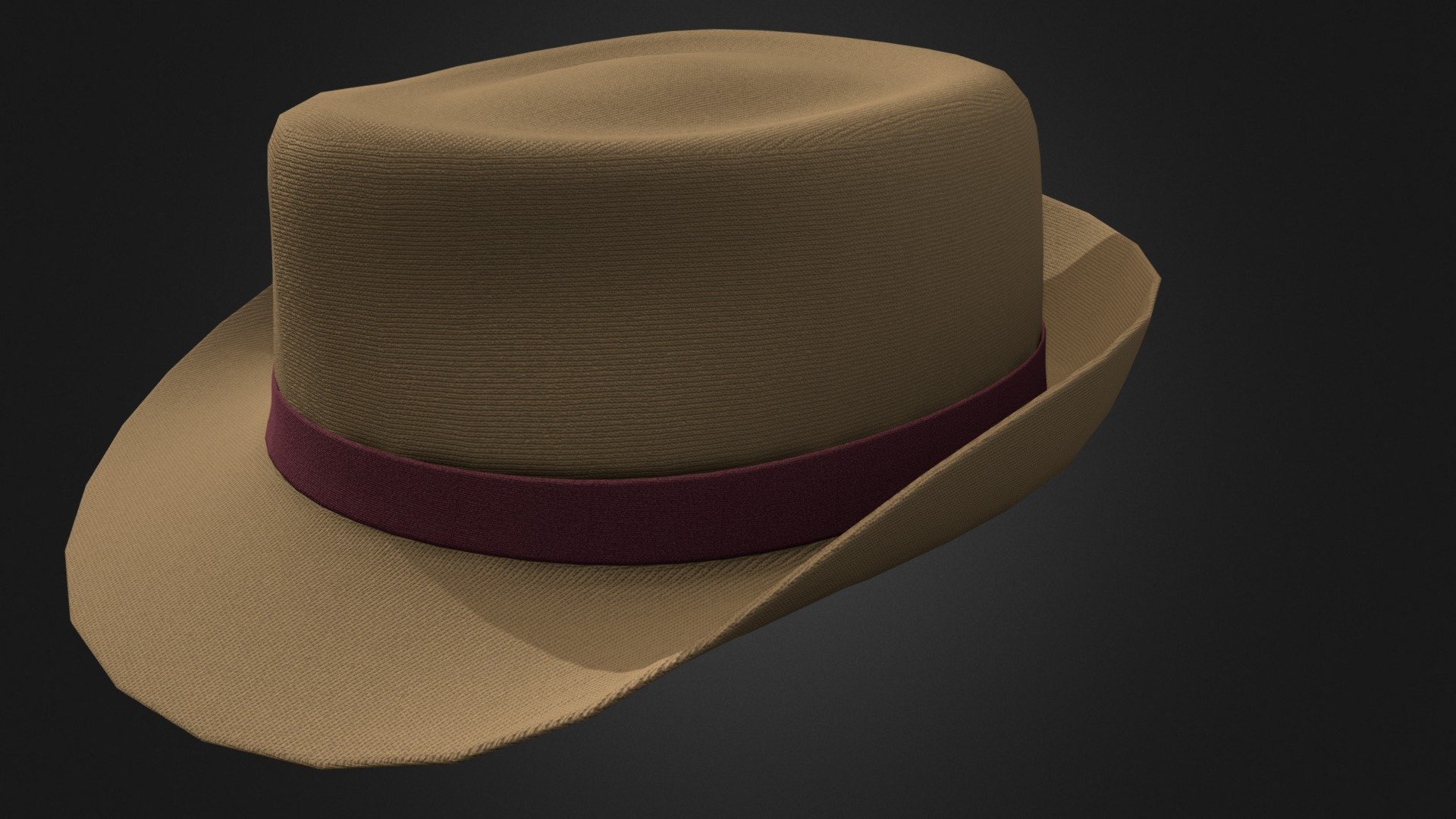 Fedora Hat - Download Free 3D model by Siba Santosh Das (@shivadas ...