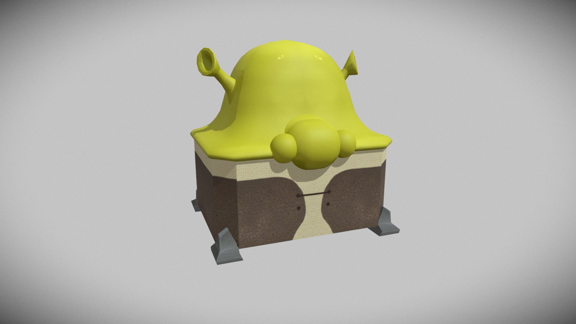 Shrek Treasure Chest - 3D model by chrishagel [dd70d60] - Sketchfab