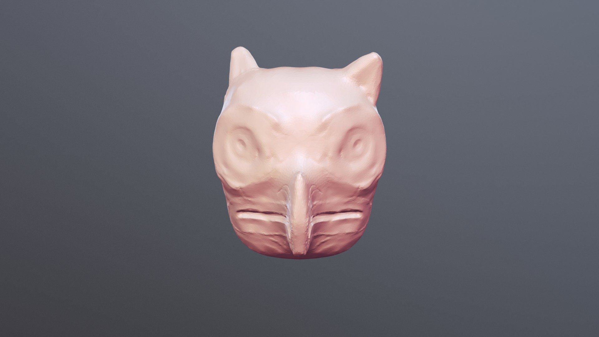 Inuit Mask - 3D model by Jcru [dd7144f] - Sketchfab