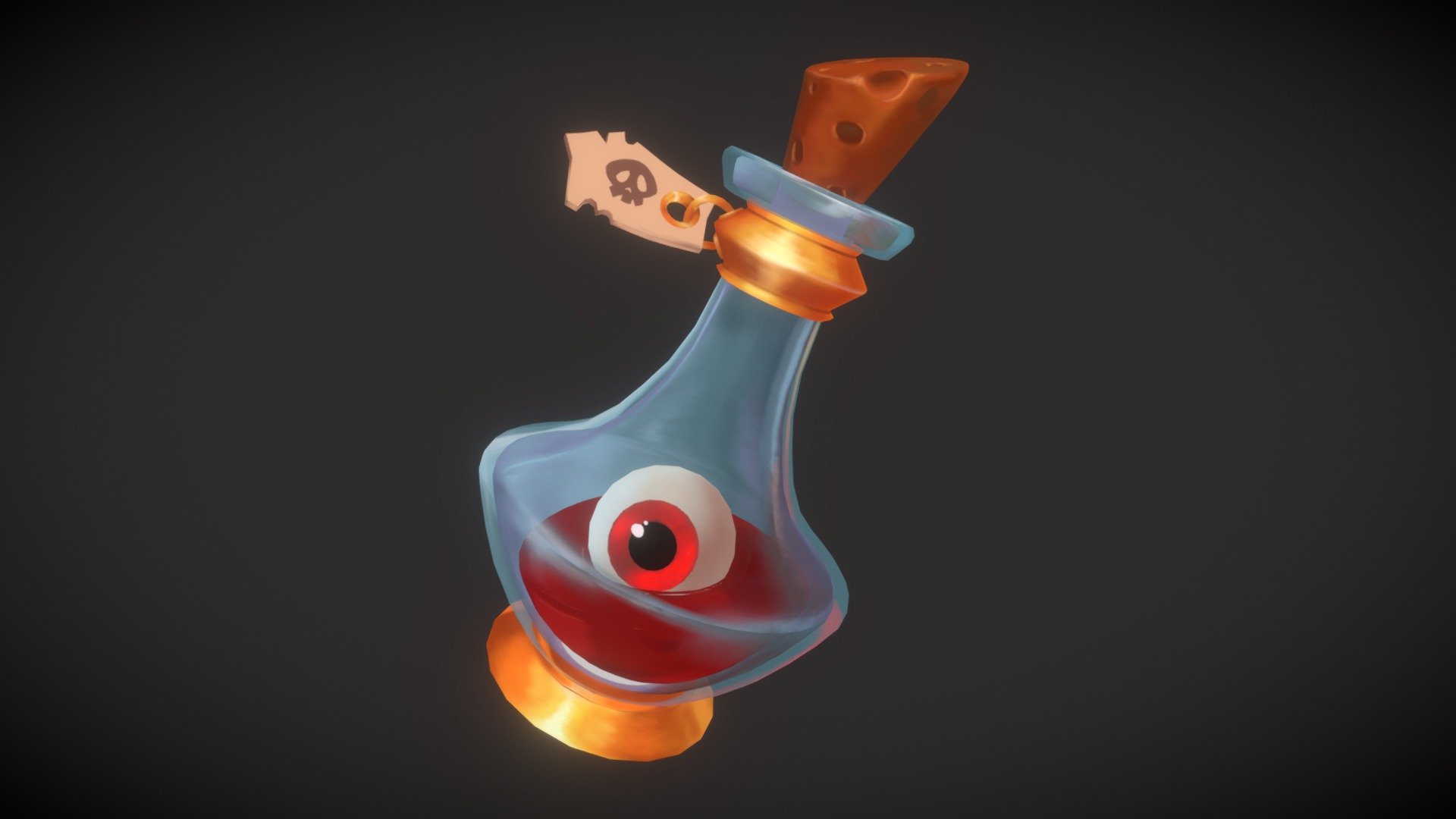 Vial - 3D model by Tori Vergara (@spellbird) [dd74bf2] - Sketchfab