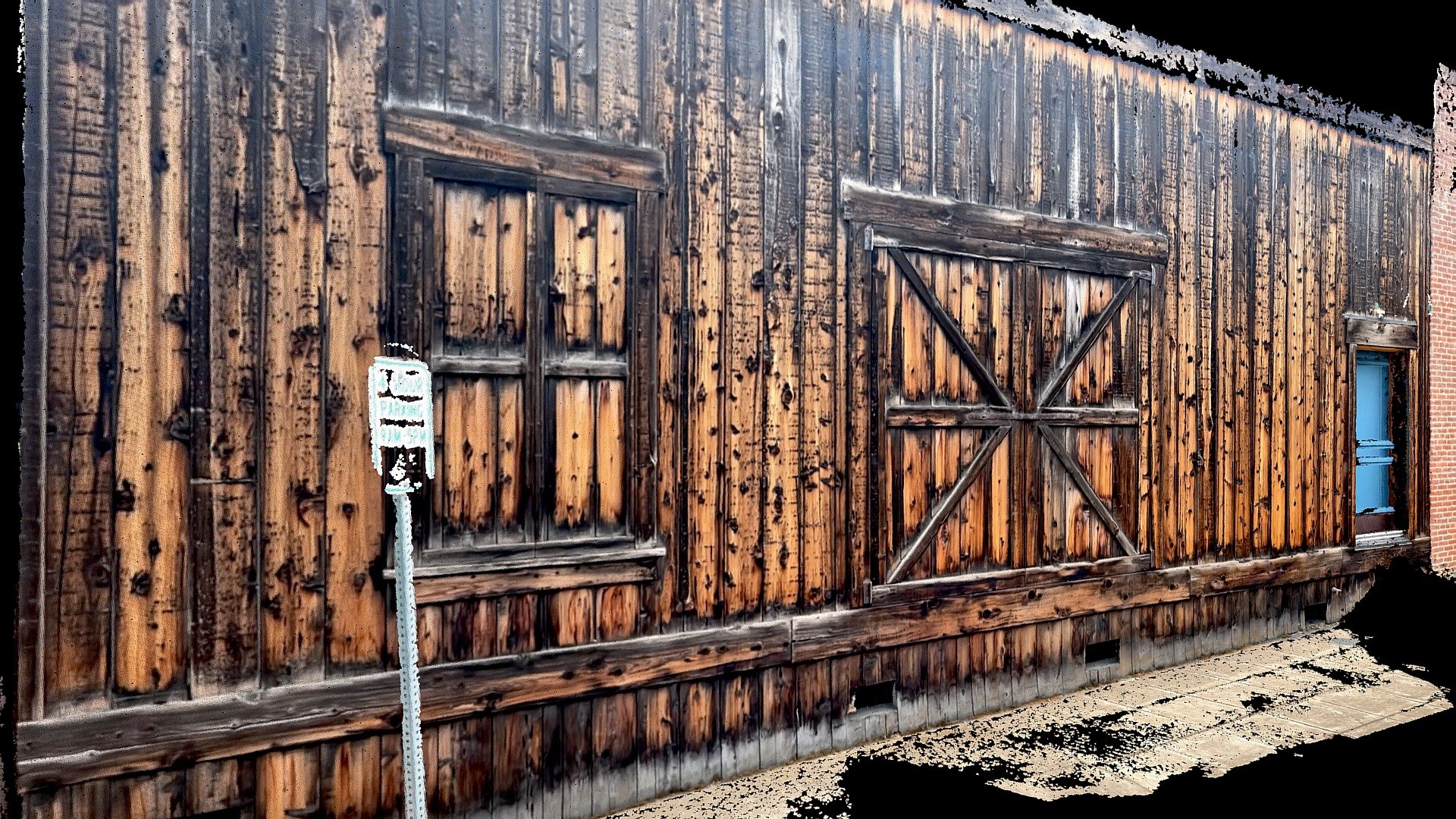 Rustic Wood Building Facade - 3D model by EveryPoint [dd75a24] - Sketchfab