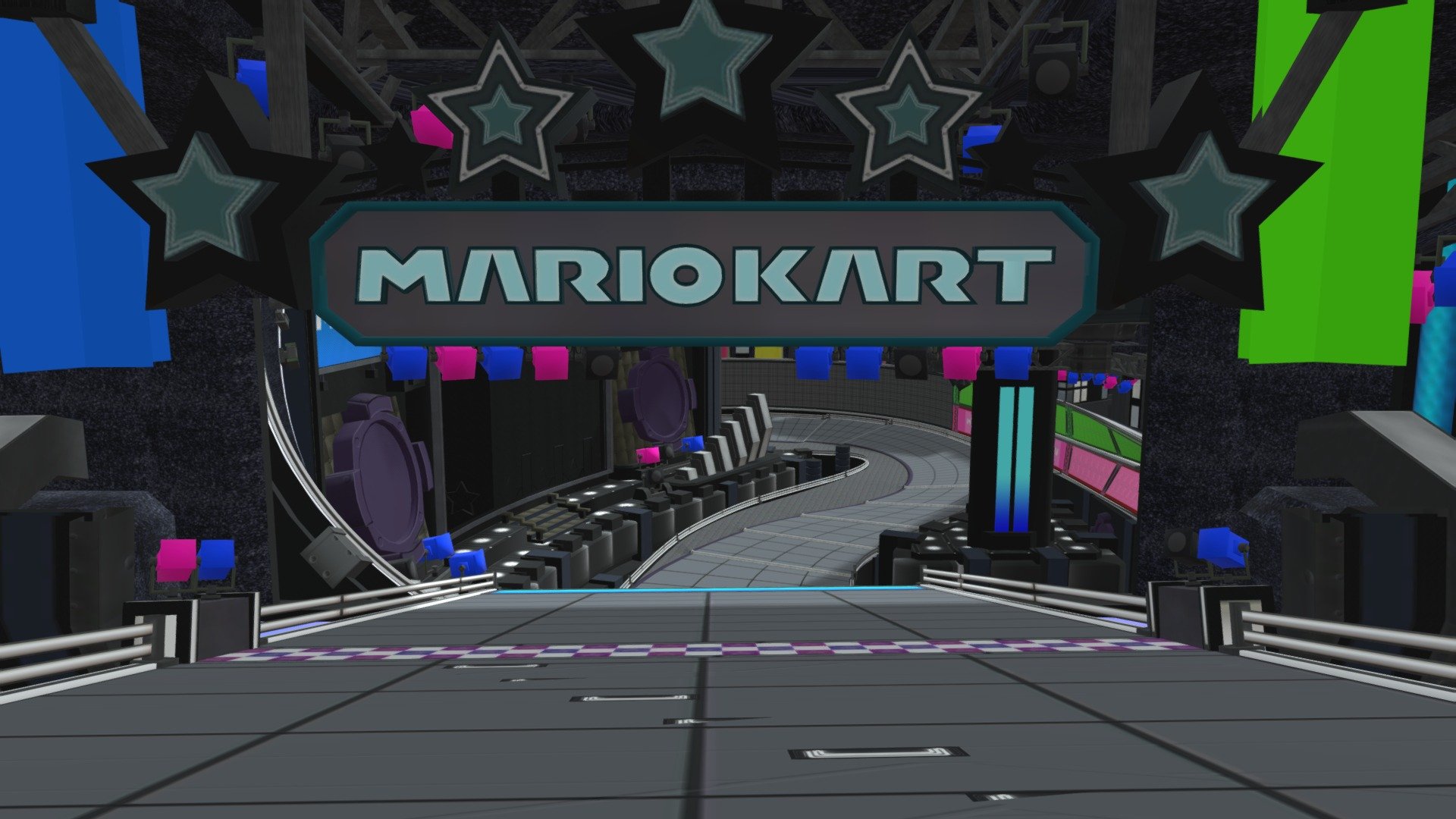 Wii U - Mario Kart 8 - Electrodrome - Download Free 3D model by Noah ...