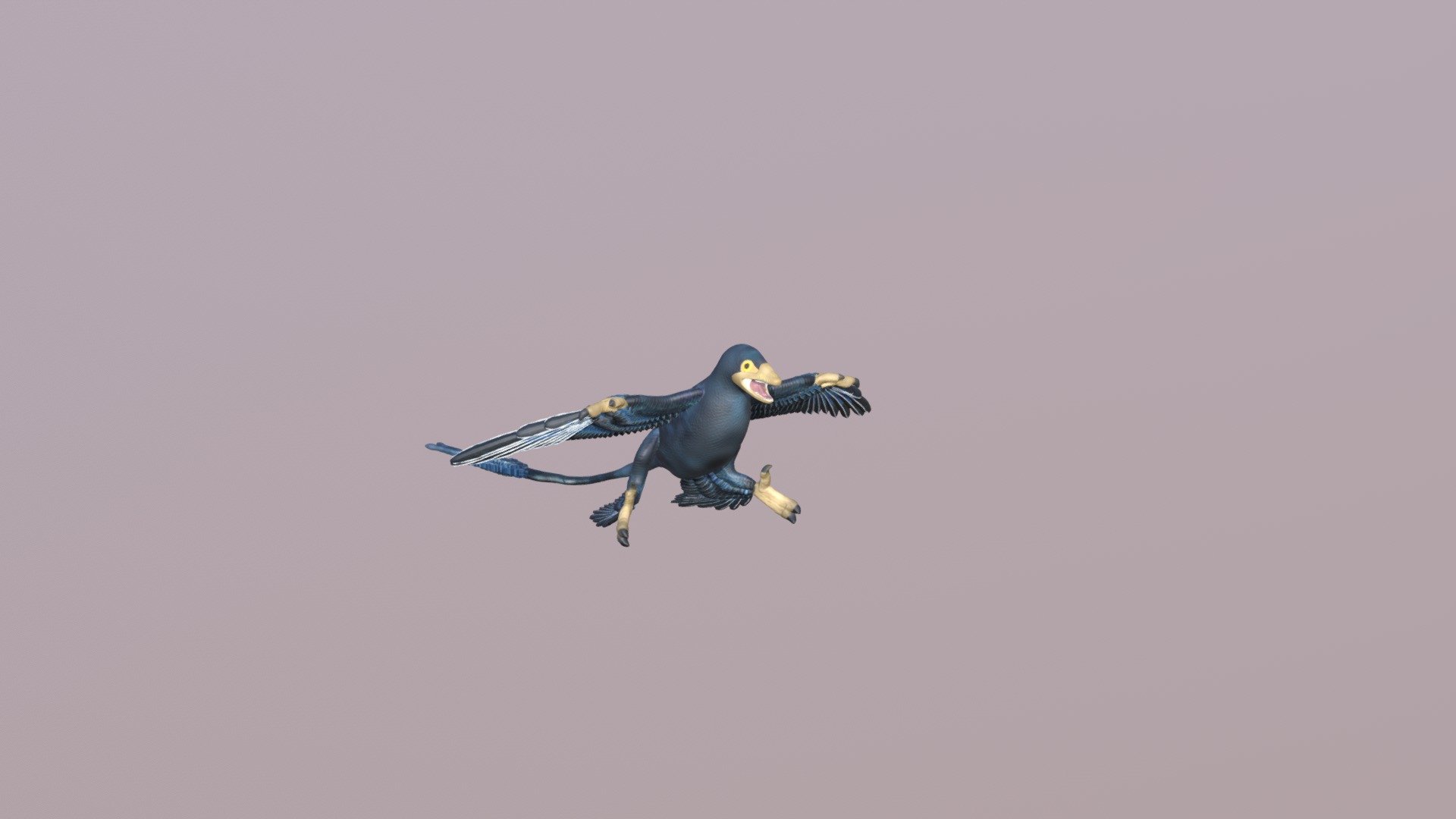 Microraptor - 3D model by javeabv [dd76257] - Sketchfab