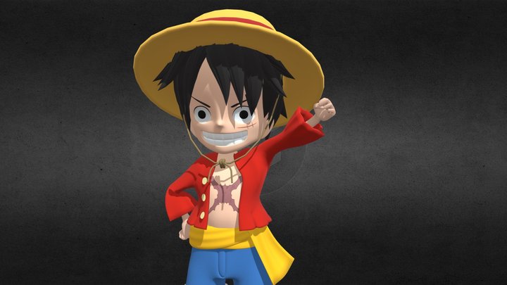 Luffy 3D models - Sketchfab