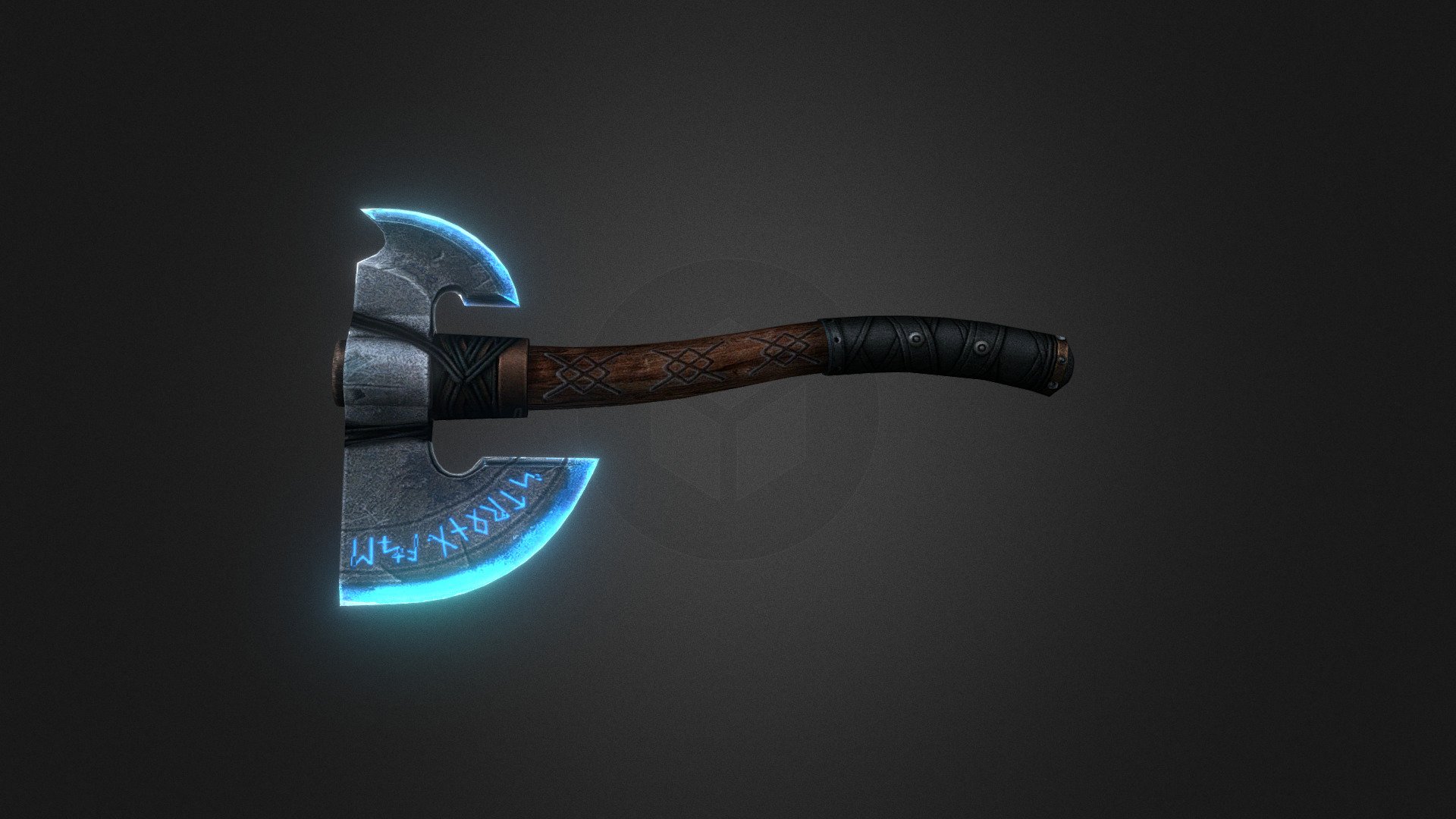 CHEROKEE_AXE_RUNES - 3D model by Dimac [dd78e08] - Sketchfab