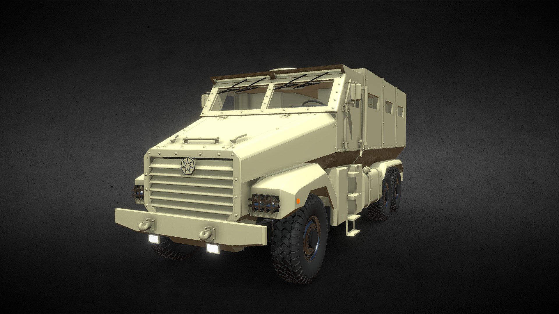 (Concept) MRAP Vehicle - 3D model by KrStolorz (Krzysztof Stolorz ...