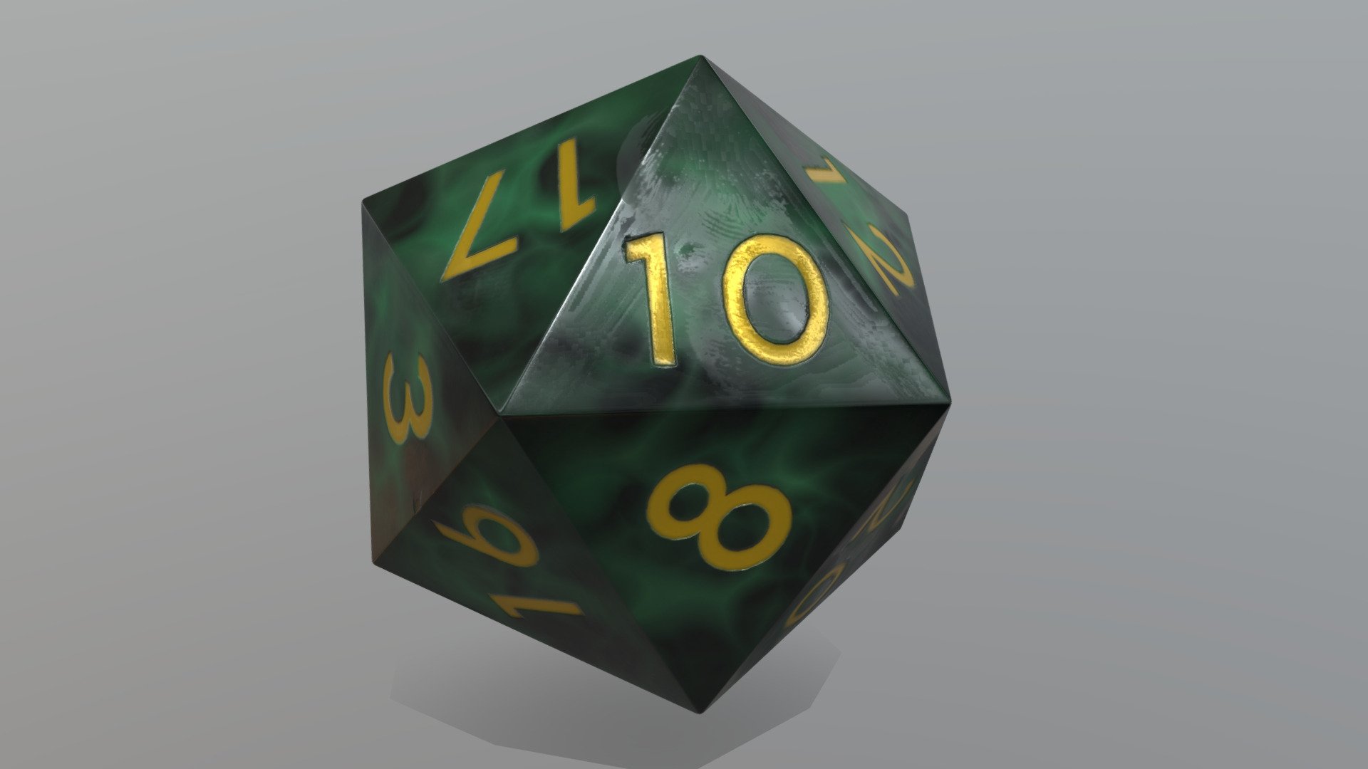 20 Sided Dice - 3D model by AyySpoonay [dd7a5a3] - Sketchfab