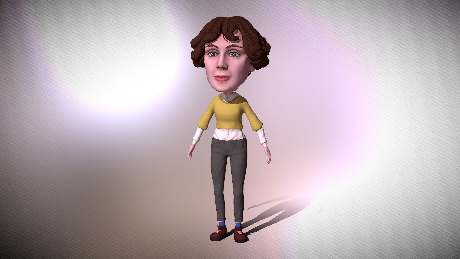 Bobblehead - 3D model by Claudia Taylor-Smith (@caytaylorsmith ...