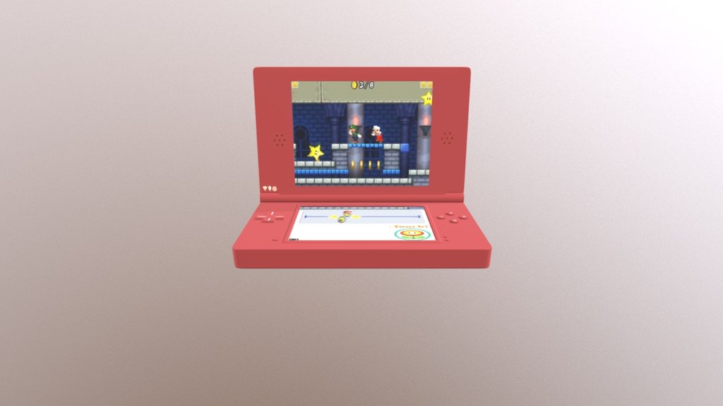 Nintendo DSI XL RED - 3D model by Bjoggis [dd7bde2] - Sketchfab